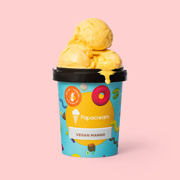 Papacream Vegan Mango Ice Cream [450 ml] – papacream.com