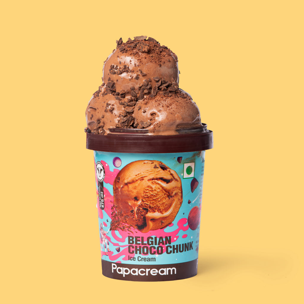 Papacream Belgian Choco Chunks Ice Cream [475 ml] – papacream.com